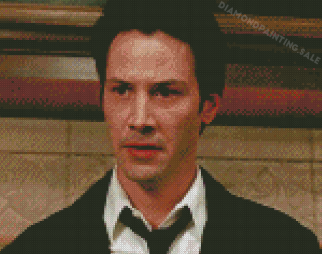 Keanu Reeves As Constantine - 5D Diamond Painting - DiamodPainting.Sale